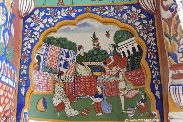 Shekhawati Haveli Paintings - Open Air Gallery Of Rajasthan - Inditales
